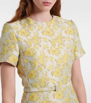 Simkhai Caraline Floral Jacquard Gown