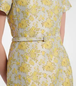 Simkhai Caraline Floral Jacquard Gown