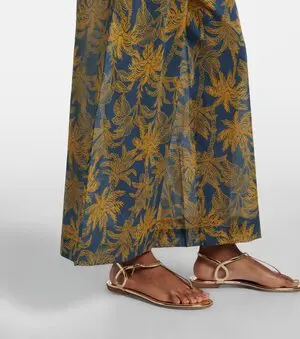 ERES Itinerant Cotton Voile Wide-leg Pants