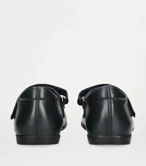 PAPOUELLI Leather Mary Jane Shoes