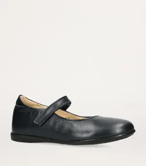 PAPOUELLI Leather Mary Jane Shoes