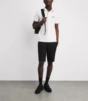 BOSS Cotton-blend Paddy Polo Shirt - Beige