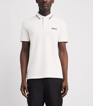 BOSS Cotton-blend Paddy Polo Shirt - Beige