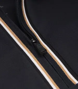 BOSS Stretch-cotton Philix Polo Shirt - Navy