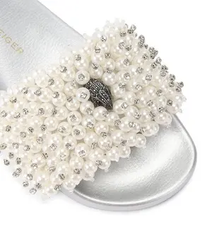 Kurt Geiger Embellished Meena Eagle Slides