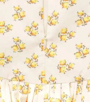 Maje Floral Print Mini Dress - Yellow