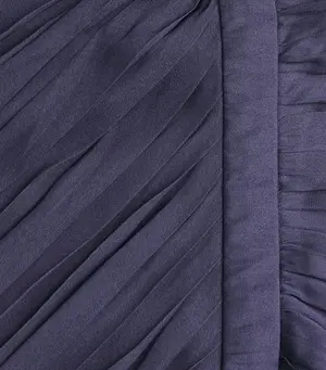 Maje One-shoulder Draped Maxi Dress - Blue