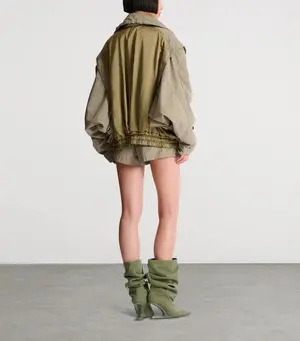 Balmain Cotton-blend Twill Bomber Jacket