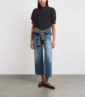 ME+EM Cotton Cheesecloth Blouse