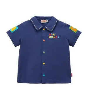 MIKI HOUSE Collared Shirt - Navy