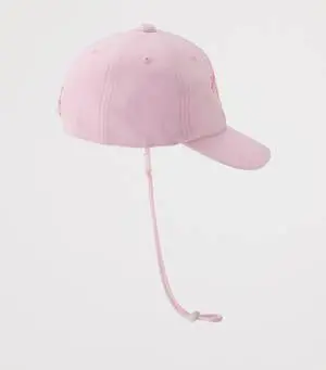 MIKI HOUSE Bunny Appliqué Baseball Cap