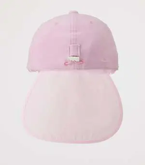 MIKI HOUSE Bunny Appliqué Baseball Cap
