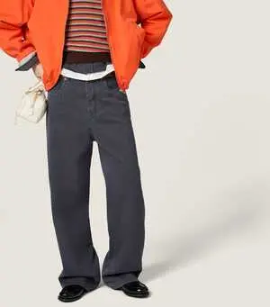 Miu Miu High-rise Straight Leg Jeans