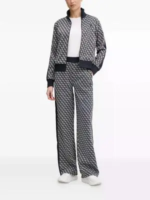 Guess Patterned Zip-up Sweatshirt