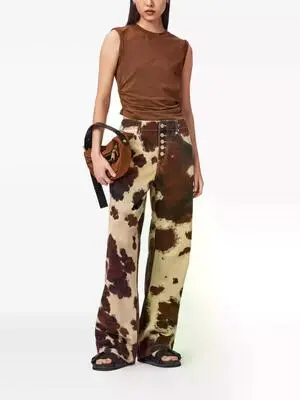 ALLSAINTS Taya Cow Print Jeans