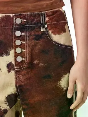 ALLSAINTS Taya Cow Print Jeans