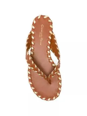 GIANVITO ROSSI Woven Leather Sandals