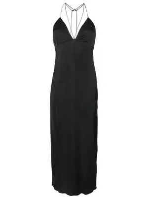 Calvin Klein Strappy Halterneck Slip Dress