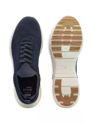 BOSS Motion Panelled Mesh Sneakers