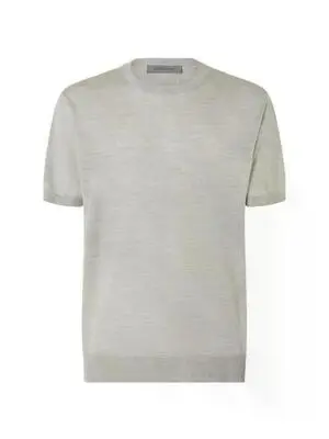 Corneliani Short-sleeve Knitted T-shirt