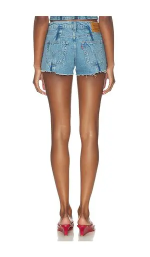 LEVI'S Low Short Shadow Seam Denim Shorts