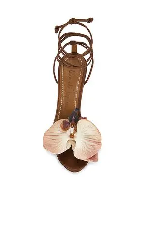 ALAMEDA TURQUESA Prudence Embellished Stiletto Sandals