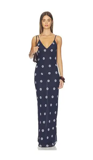 BELLA VENICE The Jordan Long Dress - Navy