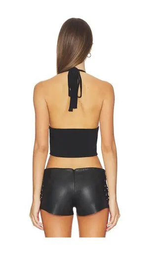 BELLA VENICE The Coco Halter Top - Black