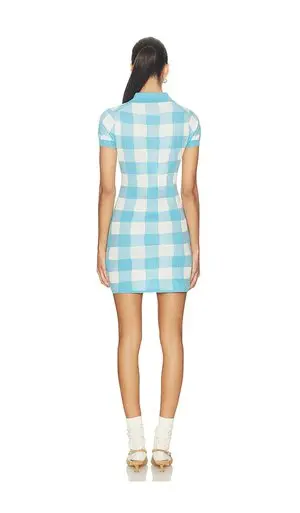 Guest In Residence Gingham Polo Dress