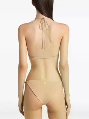 COURREGES Buckle Detail Triangle Bikini