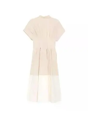 Antonelli Firenze Pleated Colour-block Midi Dress