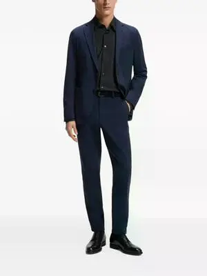 BOSS Patterned Shirt - Blue