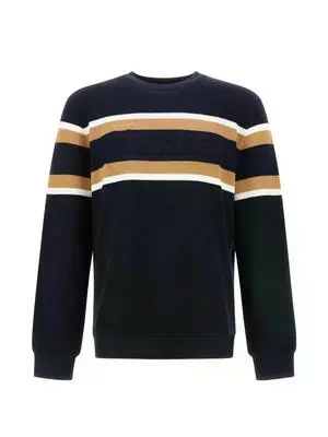 Herno Striped Crew Neck Sweatshirt