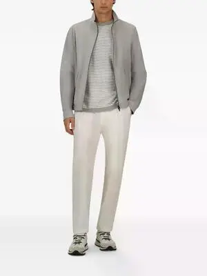 Herno Seersucker High-collar Jacket