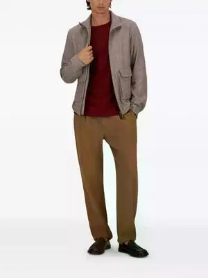 Herno Houndstooth Bomber Jacket