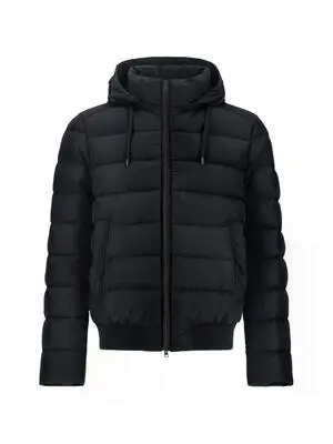 Herno Hooded Quilted Jacket - Black