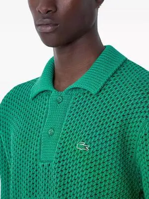 Lacoste Striped-detail Polo Shirt