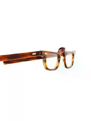 JULIUS TART OPTICAL Browline Glasses - Brown
