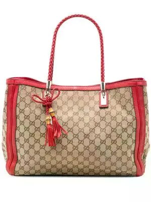 Gucci Medium Gg Canvas Bella Tote - Neutrals
