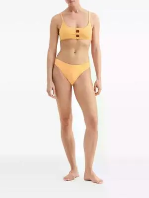 ERES High-cut Bikini Briefs With Ring Detail - Yellow