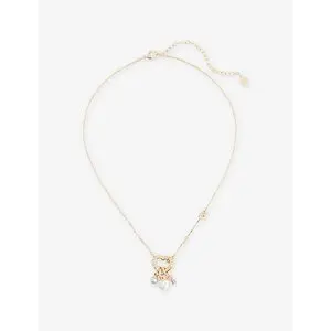 SWAROVSKI Idyllia Crystal 18ct Gold-plated Pendant Necklace - Multicolor