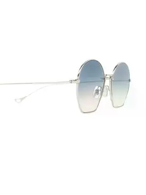 EYEPETIZER Royale Round Frame Sunglasses - Silver