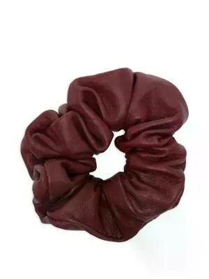 MANOKHI Ruffled Scrunchie - Red