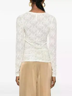 Imperial Long-sleeve Lace T-shirt