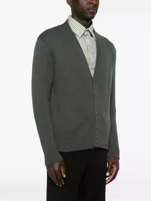 THE ROW Button V-neck Cardigan