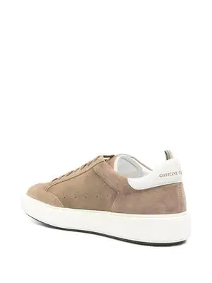 Officine Creative Suede Lace-up Sneakers