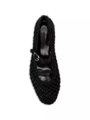 Le Monde Beryl Braided Buckle Flat Shoes - Black
