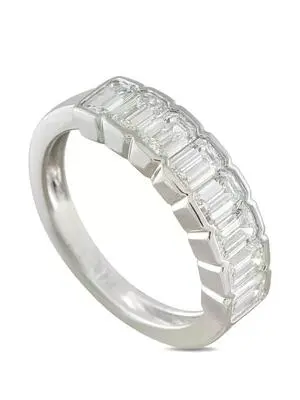 LB EXCLUSIVE 18k White Gold Baguette-cut Diamond Ring