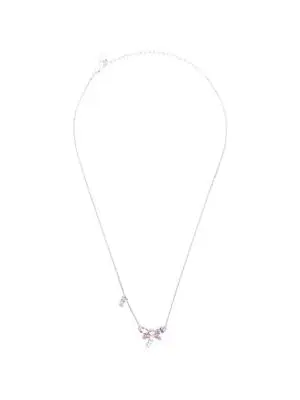SWAROVSKI Dragonfly Pendant Necklace - Silver