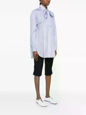 ARCHIVIO '67 Striped Bow Detail Shirt